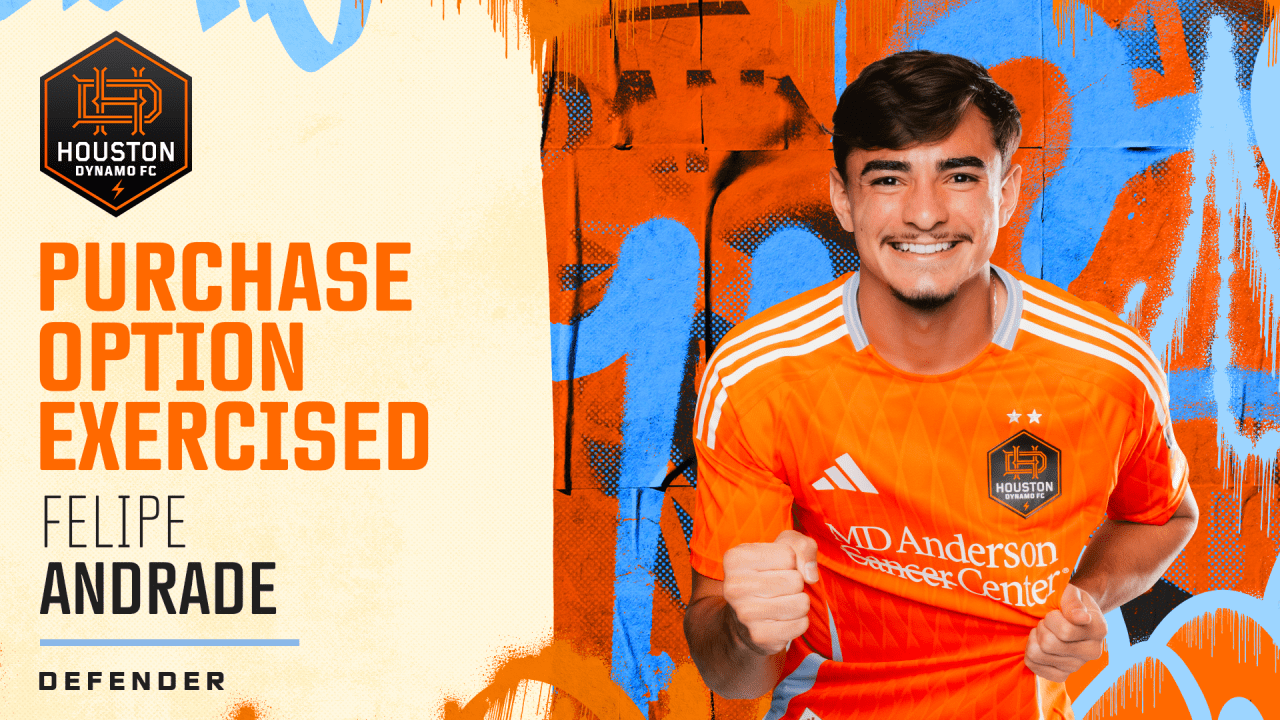 Houston Dynamo exerce opção de compra e garante Felipe Andrade em ...